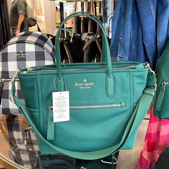 kate spade | Bags | Kate Spade Chelsea Nylon Medium Satchel Color Deep ...